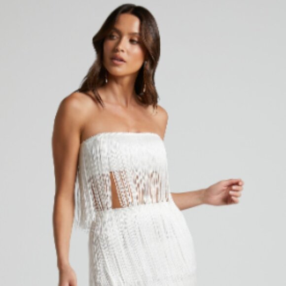 Showpo. | Dresses | Showpo Amalee Two Piece Set White | Poshmark